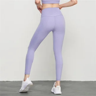 Double 6 yarn shape-shaped running tights Reflective hip line high ...